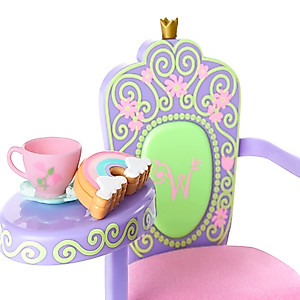 American Girl WellieWishers 14.5-inch Doll Ready to Be Royal Desk Playset with an Armrest that Swivels, For Ages 4+