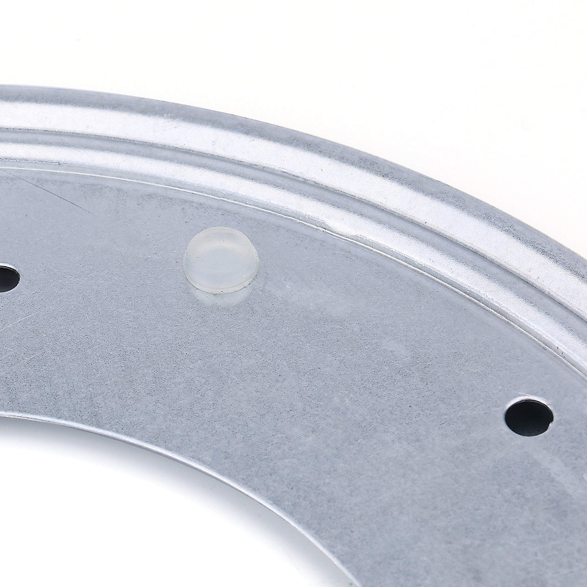 Fasmov 12-Inch Lazy Susan 5/16 Thick Turntable Bearings with 6 Rubber Pads, Pack of 2