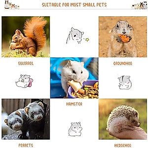 OKJHFD Pet Small Animal Hanging Hammock Ferret Hammock Cage, Hamster Rat Glider Guinea Pig Hideout Great for Playing and Sleeping