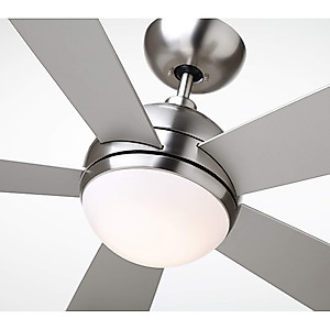 Luminance Kathy Ireland Home Astor, 52 Inch, Brushed Steel