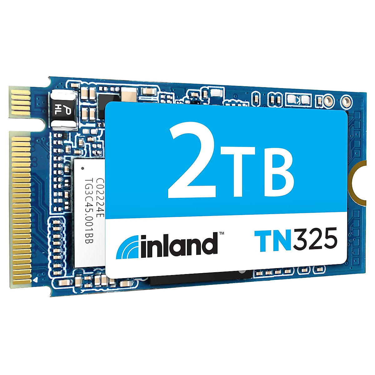 INLAND M.2 2242 2TB SSD NVMe PCIe Gen 3x4 Internal Solid State Drive 3D NAND TLC Read/Write Speed Up to 2,400/2,100 MB/s