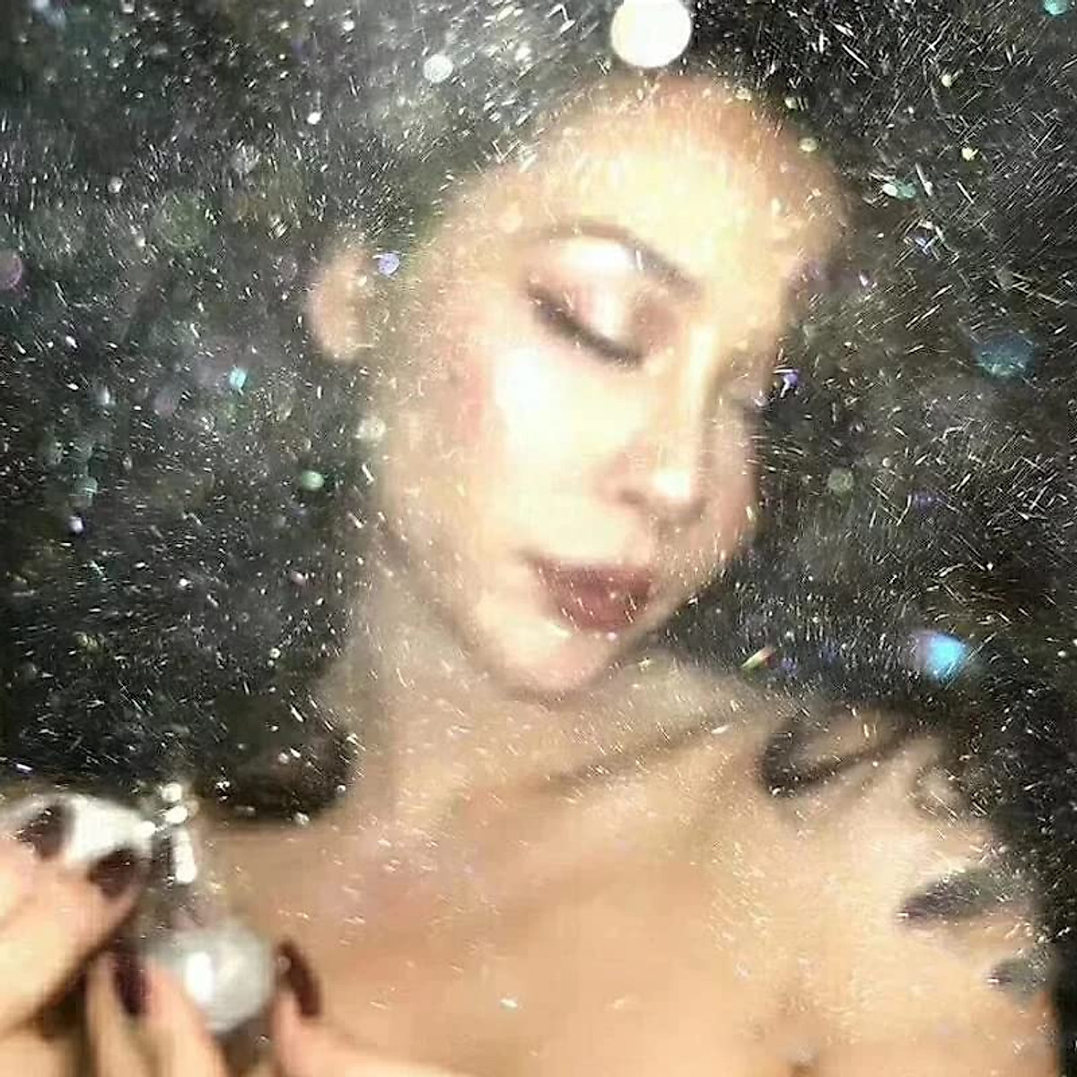 Highlighter Powder Spray, Glitter Spray Nude Pink Glitter Body Face Hair High Gloss Spray Shimmer Sparkle Powder Body Glitter Spray, for Women Hair Nails Makeup Party