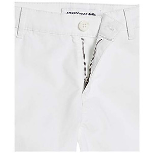 Amazon Essentials Women's Stretch Twill Chino Pant (Available in Classic and Curvy Fits), Bright White, 8