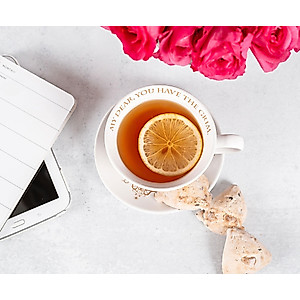 Harry Potter Grim 12-Ounce Ceramic Teacup and Saucer Set