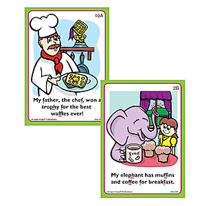 Super Duper Publications | Say and Do® Action Articulation F Sounds Fun Deck | Vocabulary and Language Development Flash Cards | Educational Learning Materials for Children