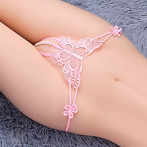 Zzalalana Sexy Lingerie for Women Sex Naughty See Through 3 Piece Lingerie Set Floral Lace Exotic Bra and Panty Sets with Garter Belt Sluttly Lingerie for Sex Game AI93 Hot Pink