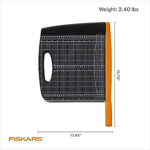 Fiskars 01-005452 Recycled Bypass Trimmer, 12 Inch,Black