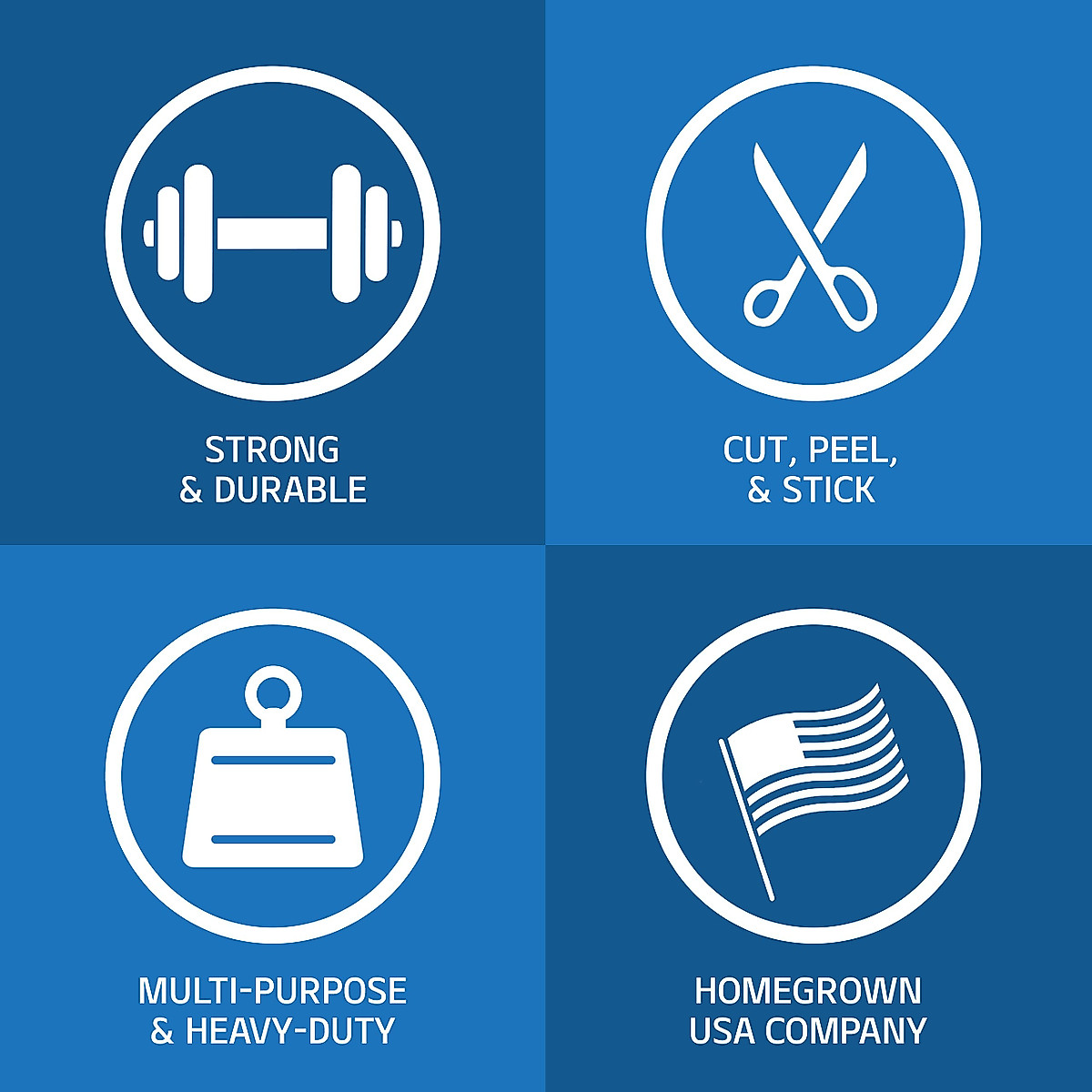 Grizzly Power Clear Packing Tape Refill Rolls for Shipping, Moving, Packaging - True 2 Inch x 65 Yards, 2.8mil Thick, 12 Rolls