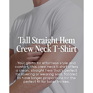 True Classic Mens T-Shirts - Short Sleeve Crew Neck Plain Novelty T Shirt for Men, Pack of 1, Navy, L