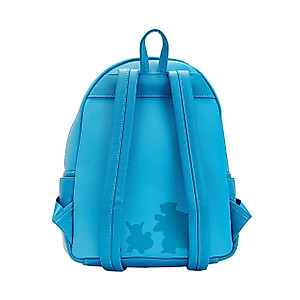 Loungefly Pokemon Squirtle Evolution Triple Pocket Backpack