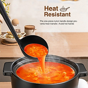 Kitchen Utensils Set of 11 Pcs, Nylon Utensils Set, Non-Stick Cooking Utensils Set 410°F Heat Resistant, Kitchen Gadgets Accessories Tools for Cookware (BPA Free)