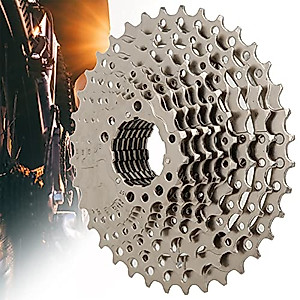 CCYLEZ Bike Freewheel, Ultra Light Series 10 Speed Cassette Threaded Type Hub Bike Accessories for Mountain Bicycle Road Bike
