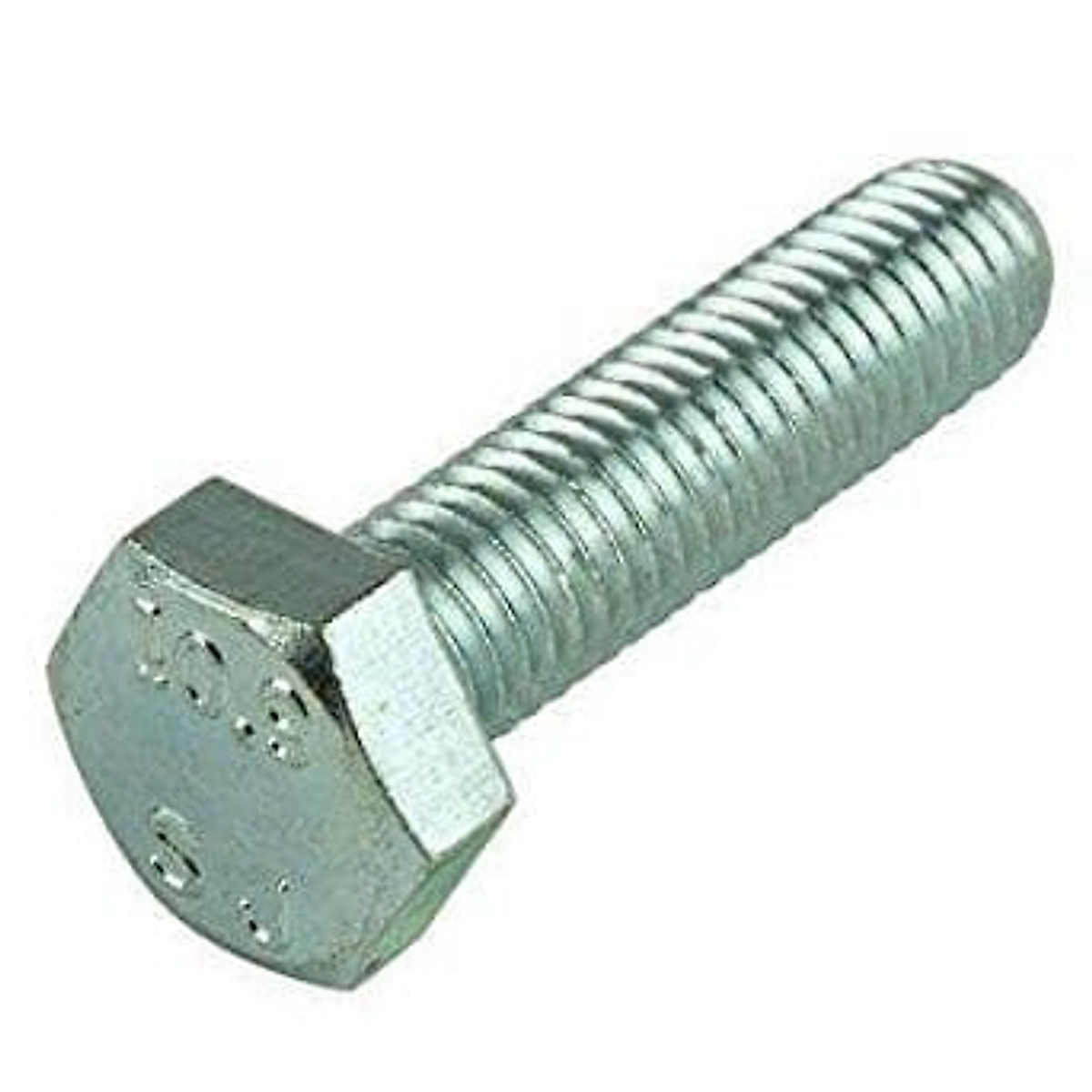 M16-2.0 x 100mm Hex Head Cap Screws, Steel Metric Class 8.8, Zinc Plating (Quantity: 10 pcs) - Coarse Thread Metric, Fully Threaded, Length: 100mm Metric, Thread Size: M16 Metric