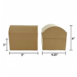 Expo International 12 Units of Treasure Chest Box - Medium | Natural