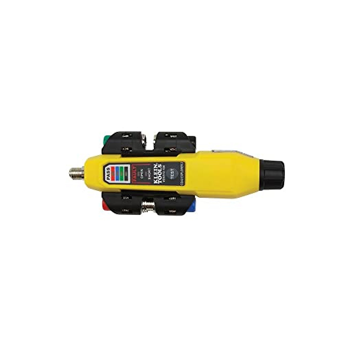Klein Tools VDV512-101 Explorer 2 Coax Tester Kit, Includes Cable Tester/Wire Tracer/Coax Mapper with Remotes to Test up to 4 Locations & VDV110-061 Radial Cable Stripper, Coaxial Cable Stripper