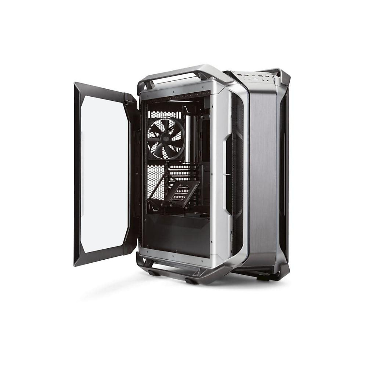Cooler Master Cosmos C700M E-ATX Full-Tower, Curved Tempered Glass Panel, Riser Cable, Flexible Interior Layout, Diverse Liquid Cooling, Type-C, Customizable ARGB (MCC-C700M-MG5N-S00)