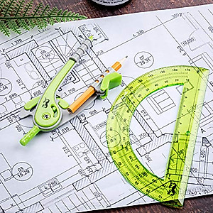 Mr. Pen- Compass and Protractor Set, Geometry Kit, Compass Protractor Set, Protractor, Compass for Geometry, Math Compass, Compass School, Math Compass and Protractor, Geometry Tools Set, Geometry Set