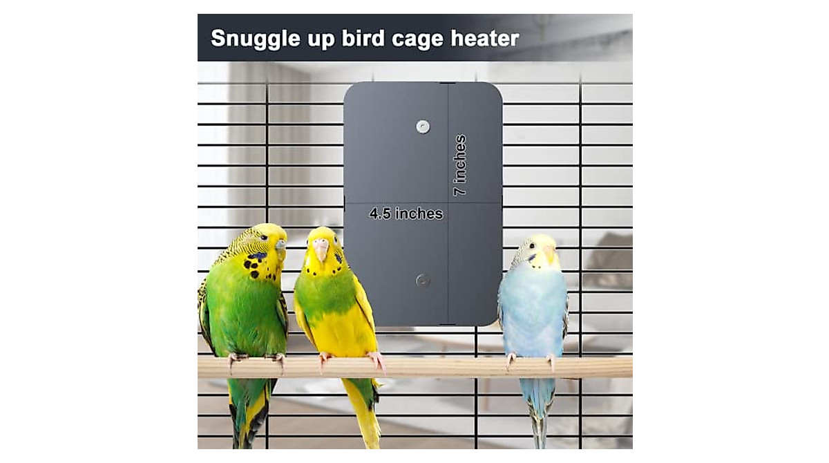 Fenocran Bird Heater Pad - Safe USB Warmer for Parakeets & Small Birds