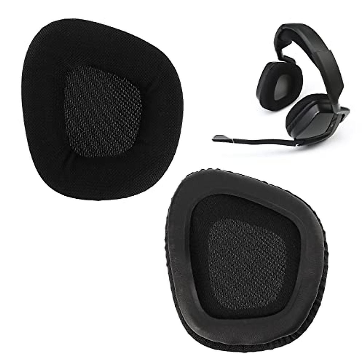 1 Pair Ear Pads Earmuffs Air Permeable Mesh Memory Foam Replacement Ear Cushions Compatible with Corsair Void PRO RGB Gaming Headset