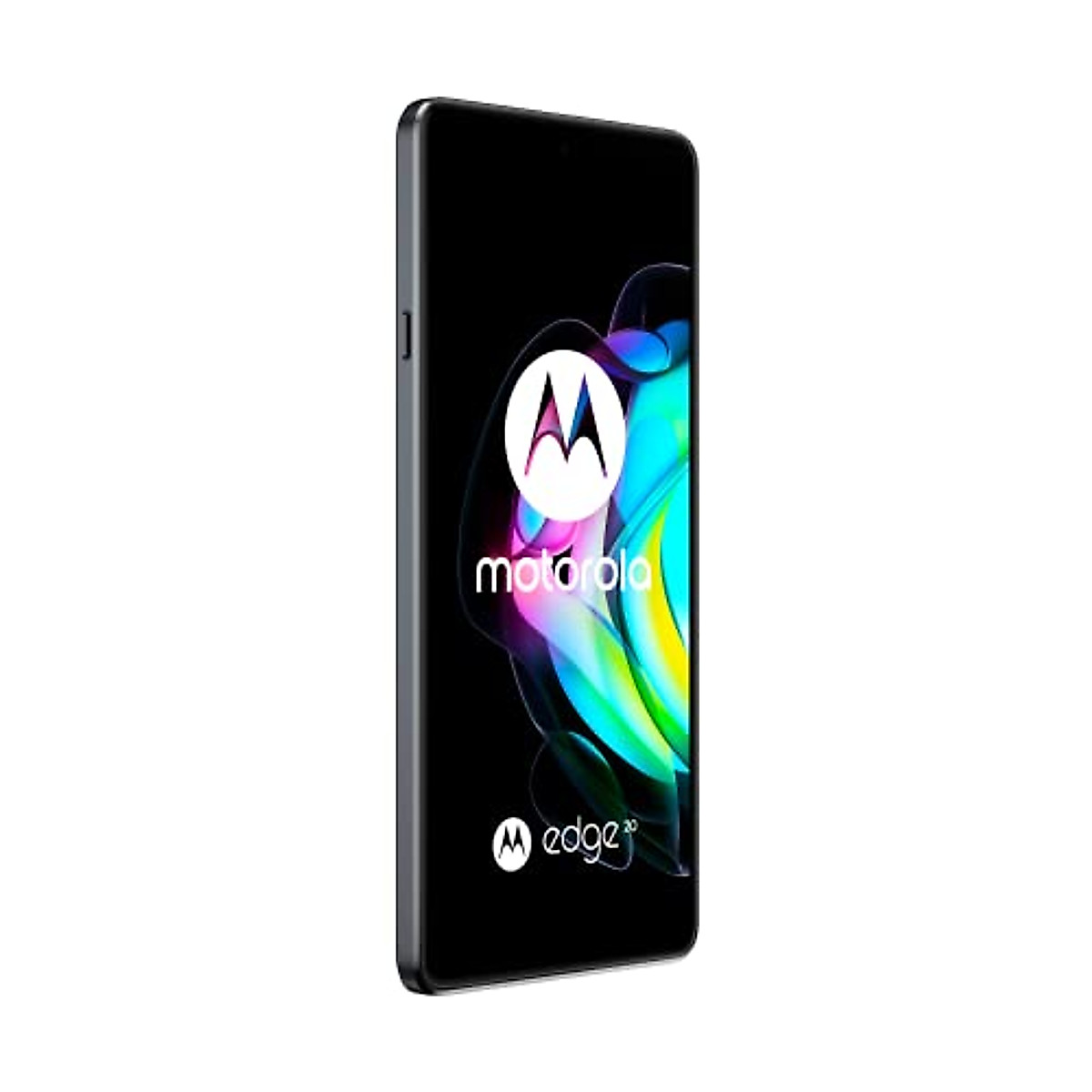 Motorola Moto Edge 20 5G 4G LTE 128GB + 8GB GSM NFC 108MP Unlocked International Version XT2143-1 (No US Warranty) (Not Verizon Sprint Boost Cricket) (w/Fast Car Charger Bundle) (Frosted Grey)