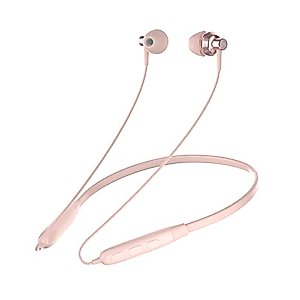 SoundMAGIC S20BT Neckband Bluetooth Headphones Wireless Earphones HiFi Stereo in Ear Headset with Microphone Lightweight Sports Earbuds Long Playtime Stable Connection Pink