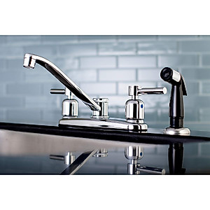 Kingston Brass FB112DL Concord 8" Centerset Kitchen Faucet, Polished Chrome