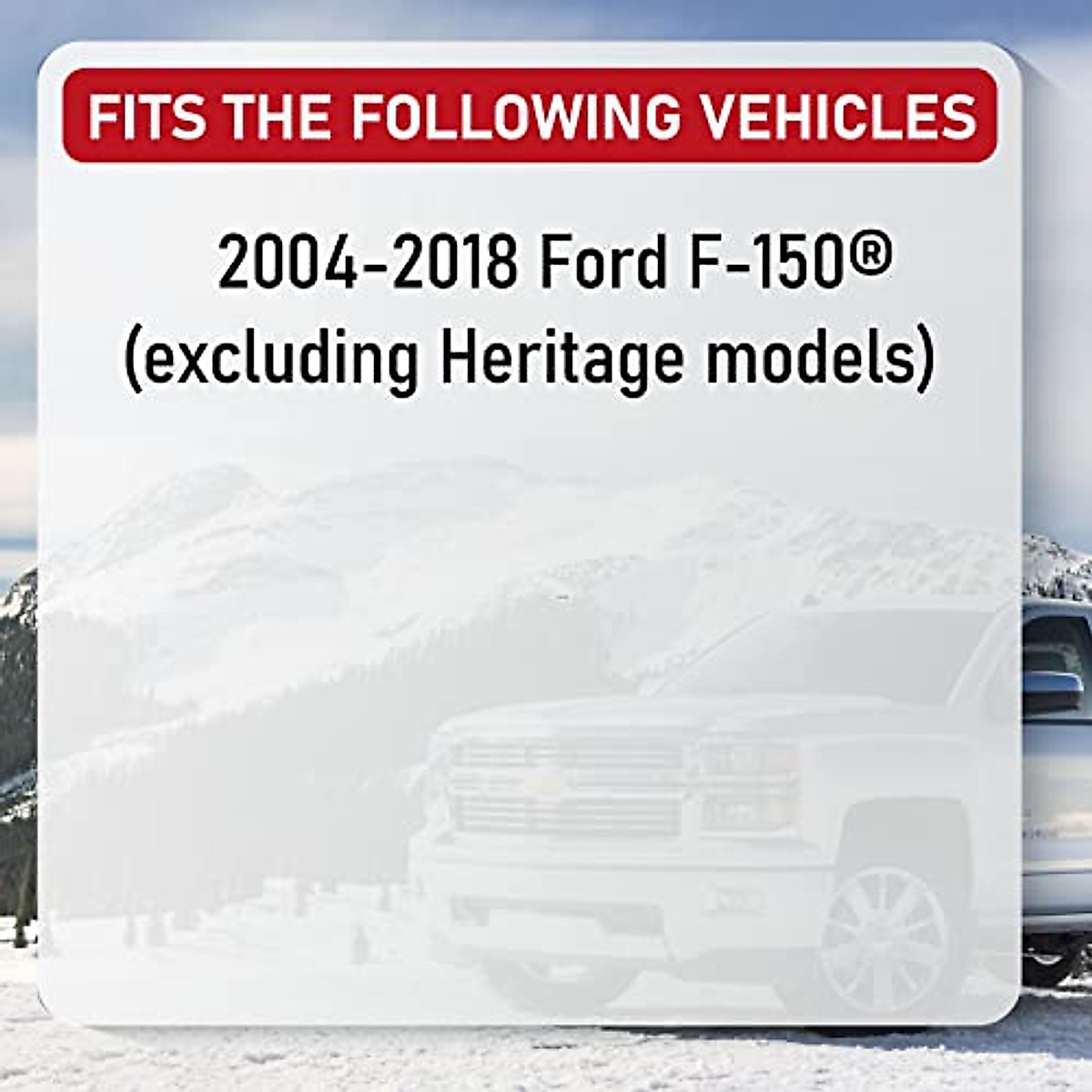 Front Leveling Kit 2.5" Inches - Fits 2004-2018 Ford F-150 Pickup Truck 2WD, 4 Wheel Drive 4WD, 4x4 - Front Strut Spacers Lift 2 1/2 Inch - Forged Aircraft Aluminum Billet Construction