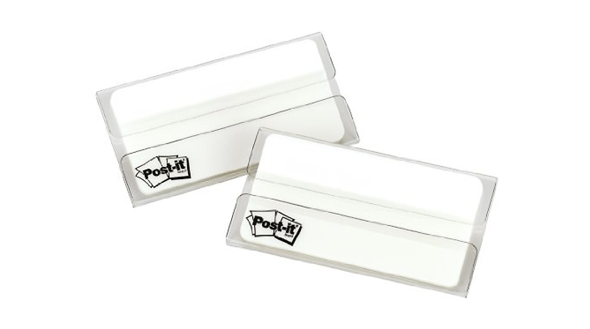 Post-it 3-Inch White Tabs for Office & Home Organization