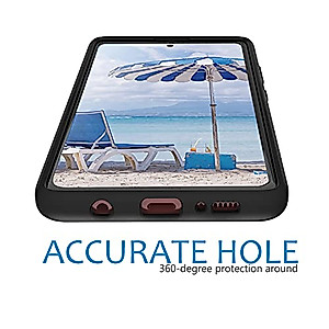 Meifei Galaxy A71 5G Case, Samsung A71 5G Case Liquid Silicone Case Dual Layer Hybrid Hard PC Soft Silicone Gel Rubber Bumper Slim Fit Shockproof Protective Phone Case for Samsung Galaxy A71 5G, Black