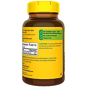 Nature Made Magnesium Oxide 250 mg, Dietary Supplement for Muscle Support, 200 Tablets (Pack of 3)