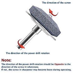 cenoz Lawn Mower Blade Sharpener with Steel Backing 5 Pack, 【New】 Lawnmower Dull Blade Sharpener, Universal Multi-Sharp Rotary Lawn Mower Blade Sharpener, and Free Balancer for Any Power Hand Drill
