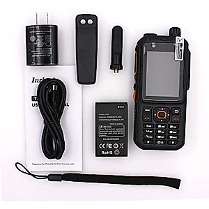 Inrico T320 4G Internet Mobile Radio WiFi Bluetooth Radio Unlocked GSM Compatible with Zello Real PTT Android 7.0 Network Radio