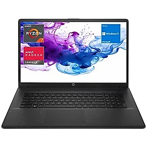 HP Essential 17 Laptop, 17.3" FHD Display, AMD Ryzen 7 7730U, 40GB RAM, 2TB SSD, Webcam, HDMI, Wi-Fi 6, Windows 11 Home, Black