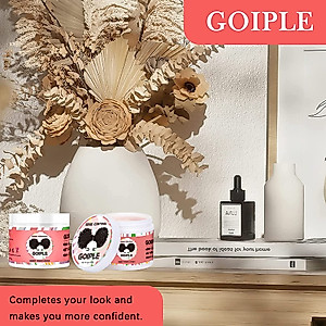 Edge Control Wax for Women Strong Hold Non-greasy Edge Control Smoother Edge Tamer, Edge Wax Styling Tamer Edge Control for Black Hair No Flaking, White Residue, Shine and Smooth (edge control-6pcs)