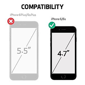 OtterBox COMMUTER SERIES iPhone 6/6s Case - Frustration Free Packaging - BLACK