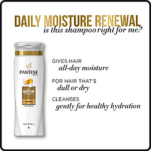 Pantene Daily Moisture Renewal Duo set, 12.6 Oz Shampoo and 12 Oz Conditioner