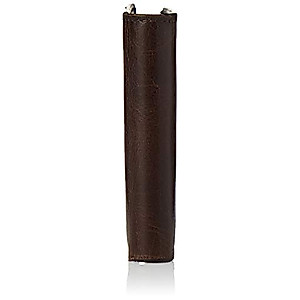 Fossil Men's Derrick Leather RFID-Blocking Bifold with Flip ID Wallet, Dark Brown, (Model: ML3681201)