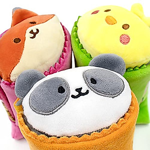 Anirollz x Nissin Top Ramen Cute Panda Character Squishy Stuffed Animal Plush Toy - Small (Pandaroll)