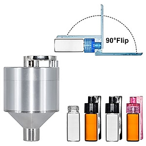 Aluminium Alloy Grinder, Portable Spice Grinder with Storage Bottle, Silver, 1+4 Piece