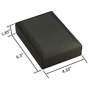 The Jewellery Pak LED Black Necklace Pendant Box for Engagement, Wedding…Luxury LED Necklace Earrings Sets Jewelry Gift Holder Box with Light for Men for Women