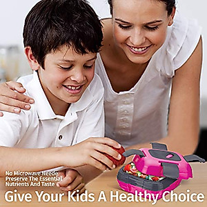 Lunch Box ~ Pinnacle Insulated Leak Proof Lunch Box for Adults and Kids - Thermal Lunch Container With NEW Heat Release Valve, 16 oz (Pink)