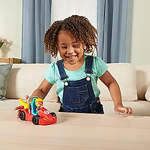 Blippi Go-Kart Racer Pull Back Vehicle - Features Racer Figure - Toys for Kids and Preschoolers
