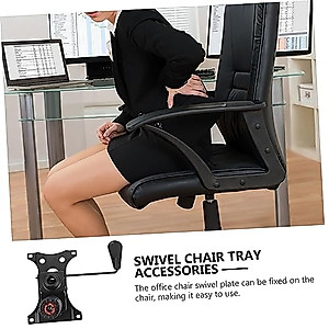 LIGHTAOTAO Game Chair Base Chair Swivel Plate Desk Chair Base Replacement Practical Chair Swivel Base Chair tilt Control Plate Professional Chair Swivel Base Office Chair Chassis Iron