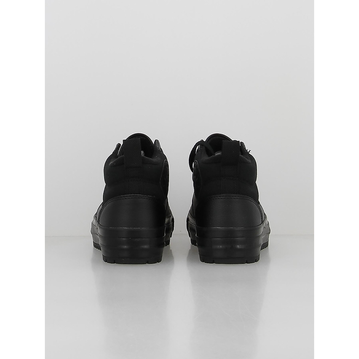 Converse Unisex Chuck Taylor All Star Malden Street Mid High Sneaker Boot Leather - Lace up Closure Style - Black 10