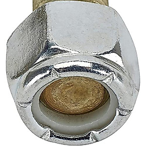 Speedway Motors Leaf Spring Shock Mount Plates for 2.5-inch Spring: Zinc-Finished Steel, 3" Axle Tubes, Left & Right Side, 10" U-Bolts, 1/2"-20 Thread with Nylock Nuts