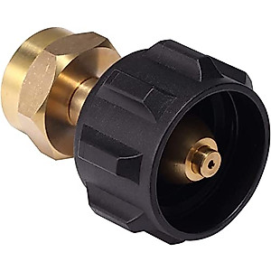 CHAMPS Propane Refill Adapter QCC1 Propane Regulator Valve Propane Adapter 1lb Throwaway Disposable Cylinder Propane Bottle Connector
