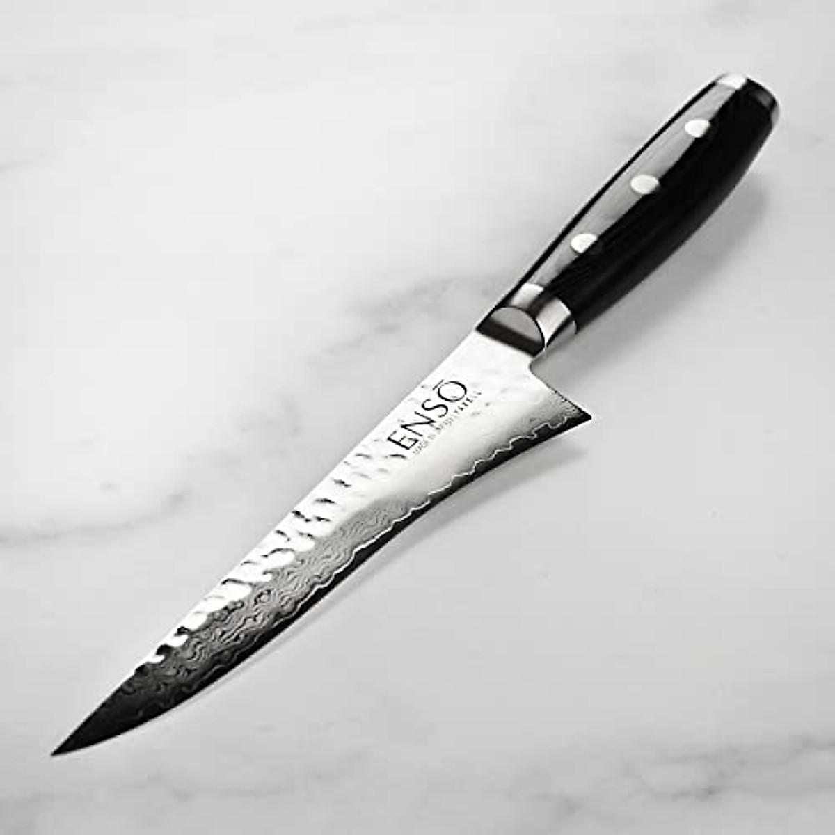 Enso HD 6" Boning Knife - Made in Japan - VG10 Hammered Damascus Stainless Steel