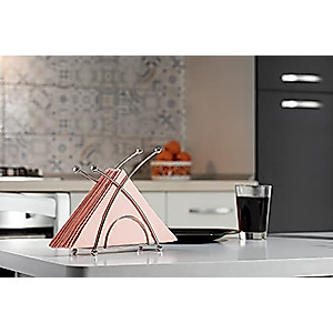 Stainless Steel Napkin Holder for Tables – Napkin Holders for Kitchen, Table Napkin Holders, Cocktail Napkin Holder, Modern Napkin Holder, Paper Napkins Holder, Servilleteros Para Mesas, Chrome