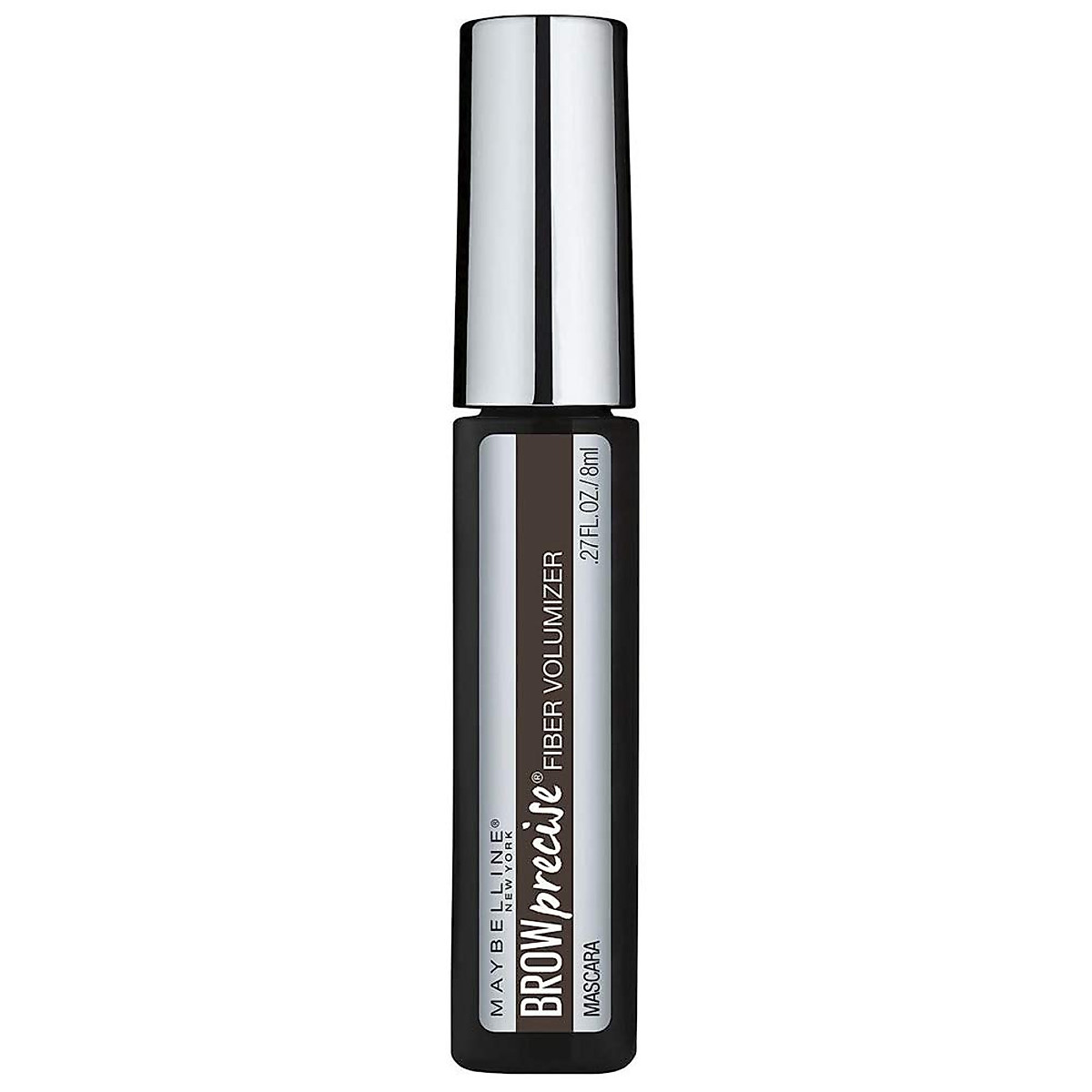 Maybelline New York Brow Precise Fiber Volumizer Eyebrow Mascara, Deep Brown, 0.27 fl. oz.
