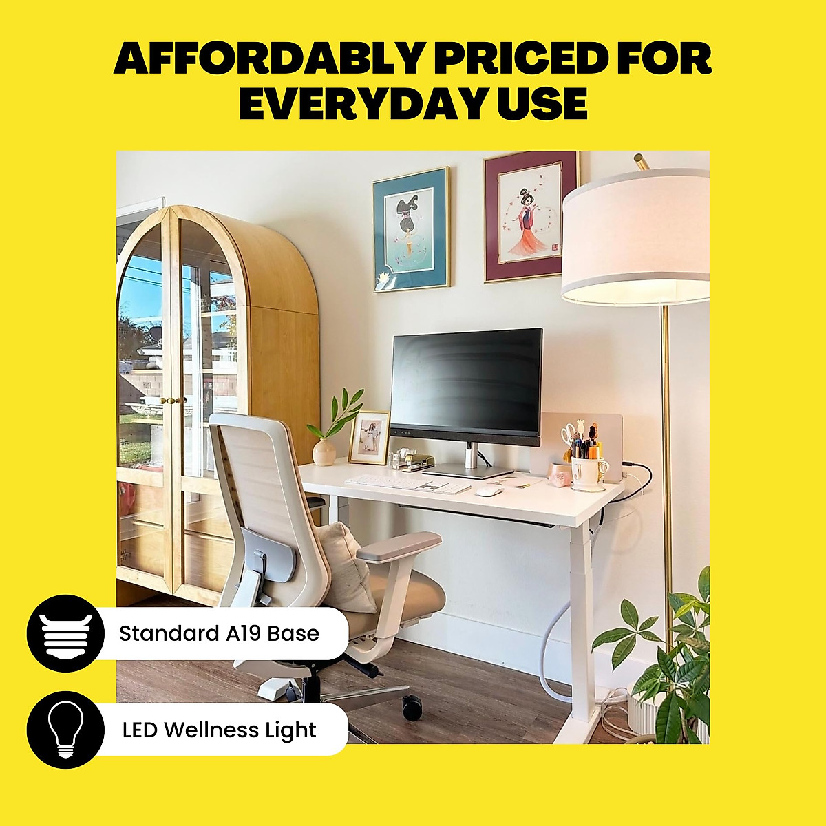 Norb Everyday Sun Light Bulb - Full Spectrum Wellness Lighting with Sun-Mimicking Technology for Energy, Mood & Performance. Supports Sleep/Wake Cycles, 5000K, 9W, 2-Pack, US Based, Budget-Priced